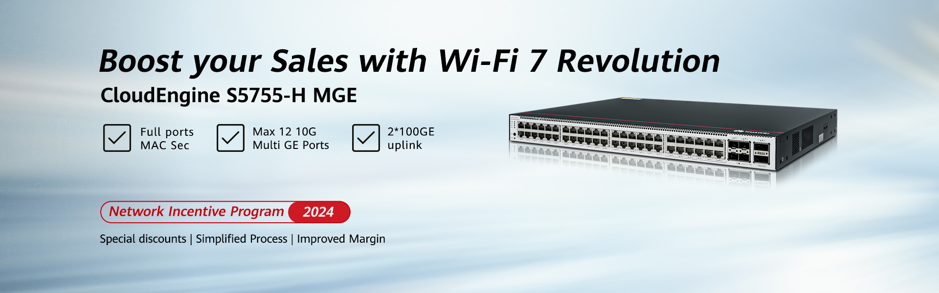 Huawei Network Incentive Program | Wi-Fi 7, MGE, 2.5GE | Huawei ...