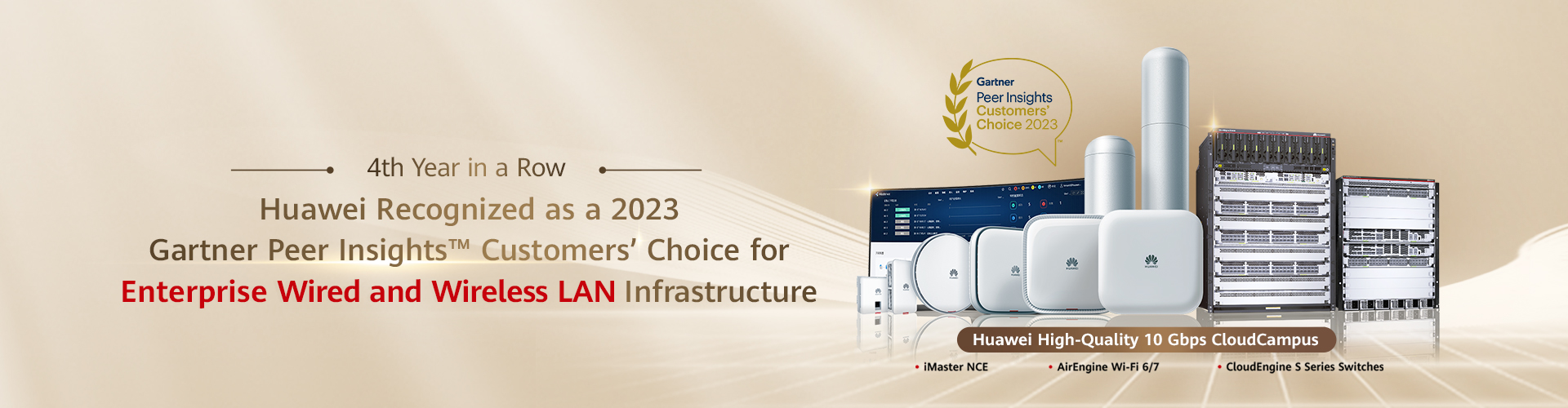 High-Quality 10 Gbps CloudCampus- Huawei Enterprise