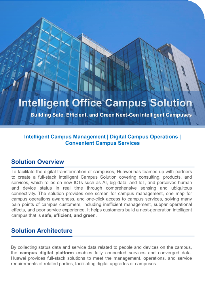 Financial HQ Office Campus Solution R25.0-Brochure(26H1)