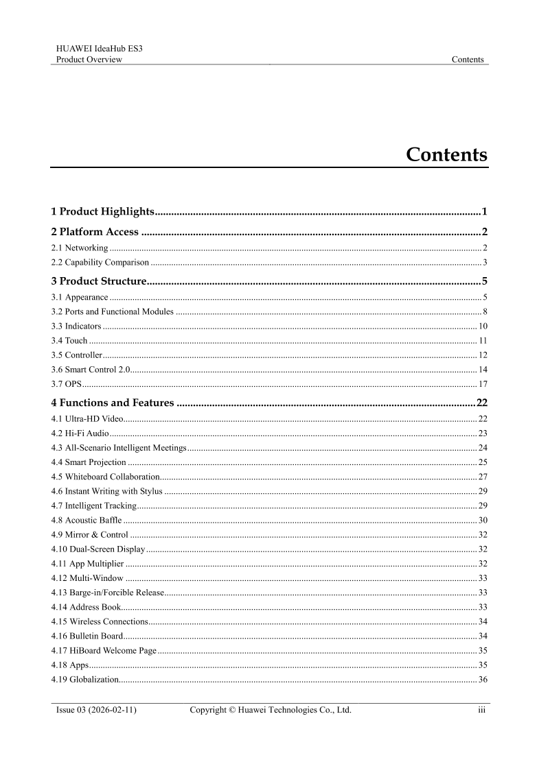 HUAWEI IdeaHub ES3 25.0 Product Overview - Huawei Enterprise