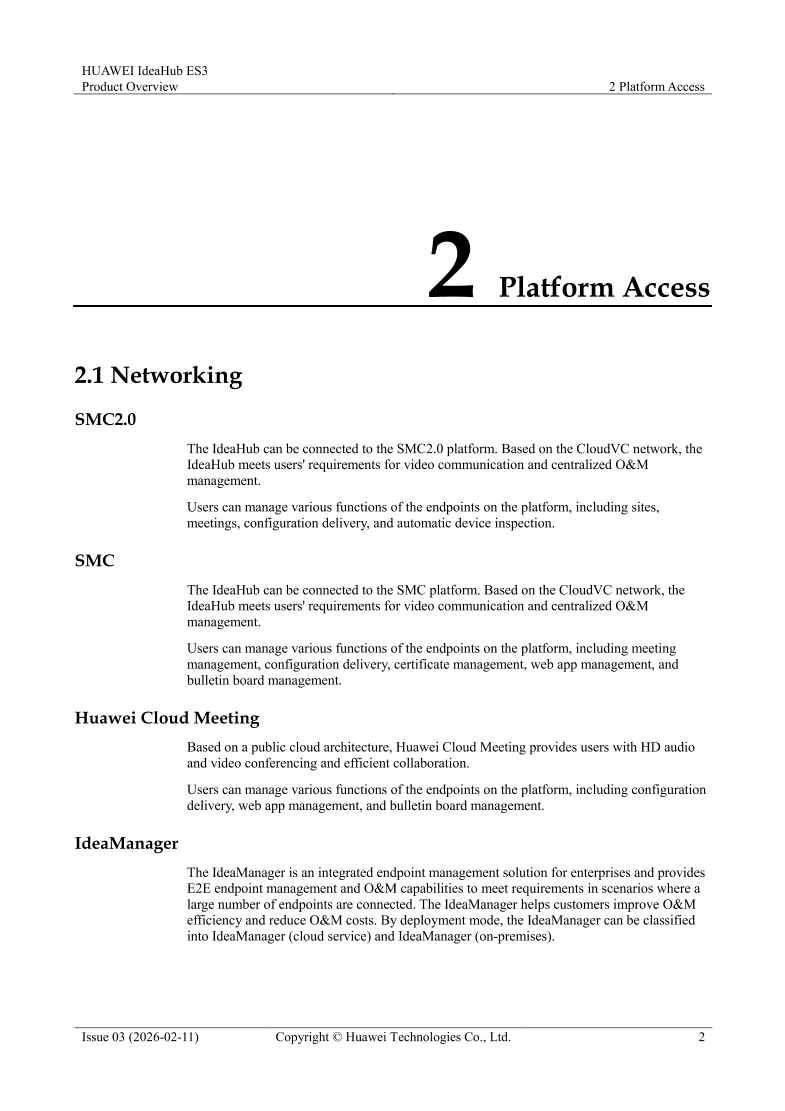 HUAWEI IdeaHub ES3 25.0 Product Overview - Huawei Enterprise
