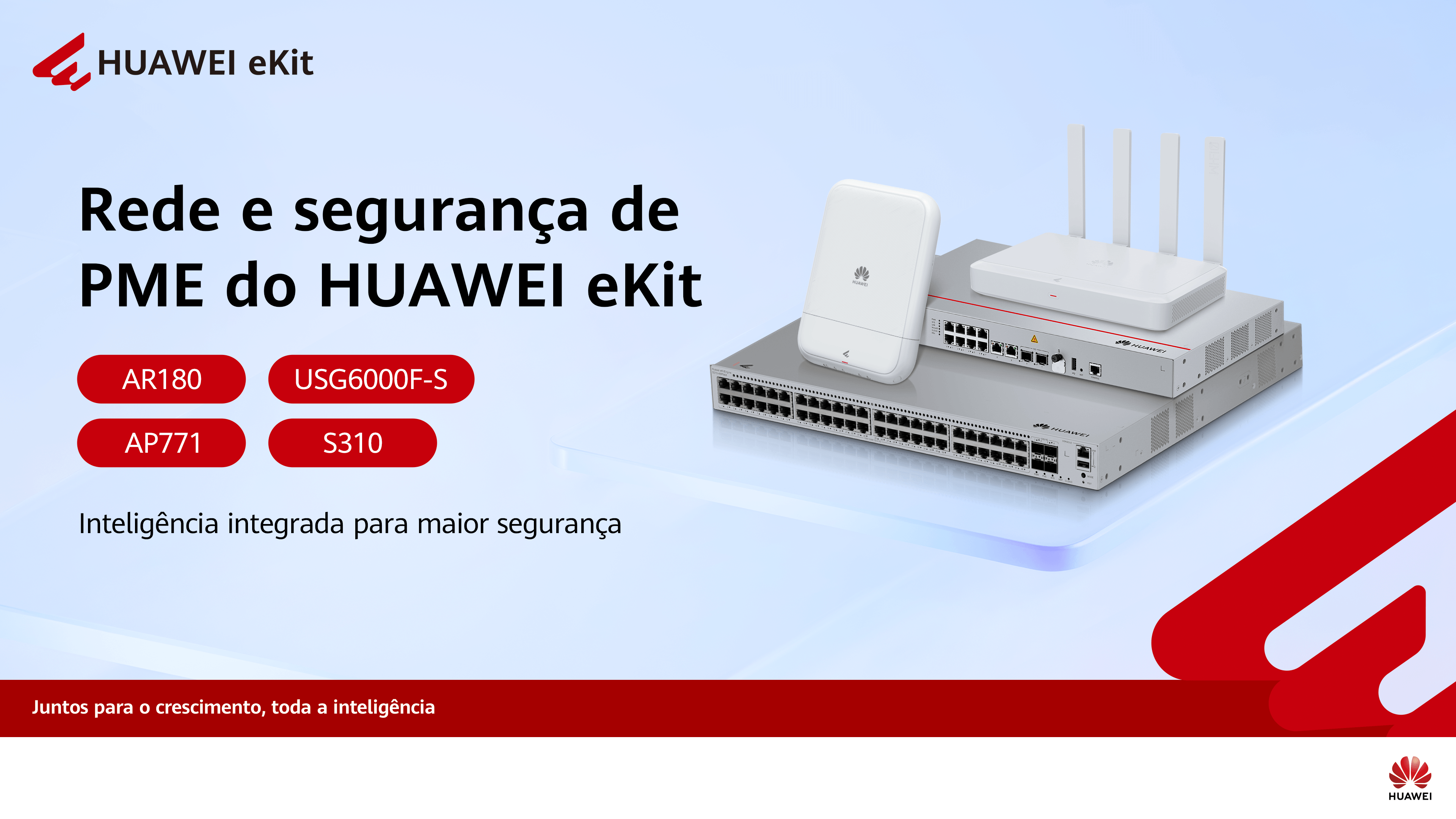 HC2025_HUAWEI eKit SME Network & Security Advertising Poster_Portuguese