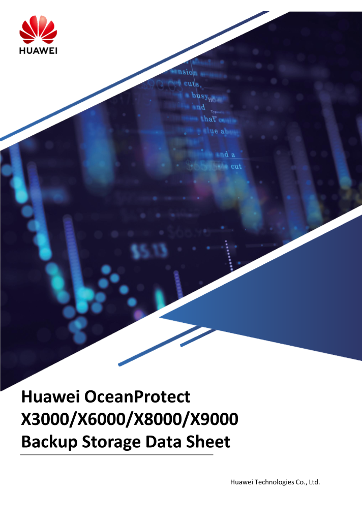 Huawei OceanProtect X3000 X6000 X8000 X9000 Backup Storage - Data Sheet (1)