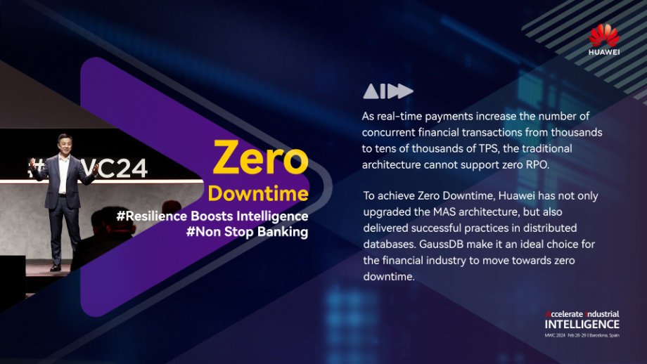Non-Stop Banking, Resilience Boosts Intelligence | Huawei Enterprise